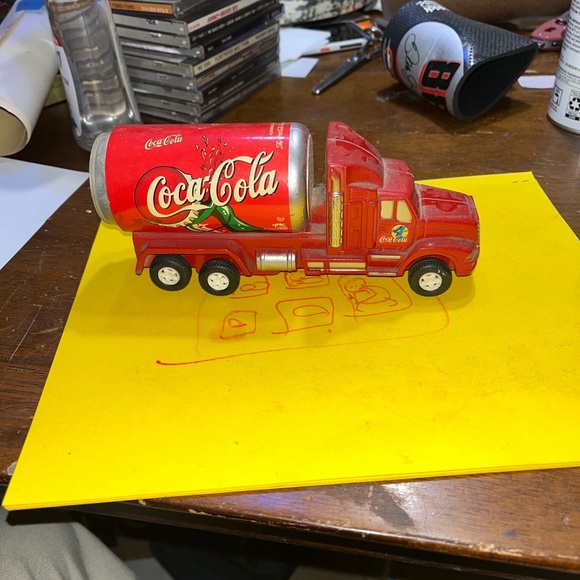 Coca Cola | Toys | Toy Coca Cola Tanker Truck Toy With Coke Can Tanker ...